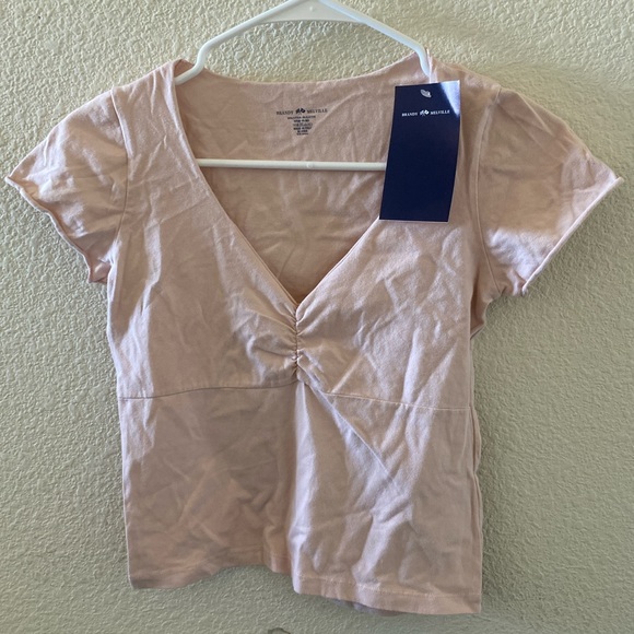 Brandy Melville | Tops | Brandy Melville Pink Gina Top | Poshmark